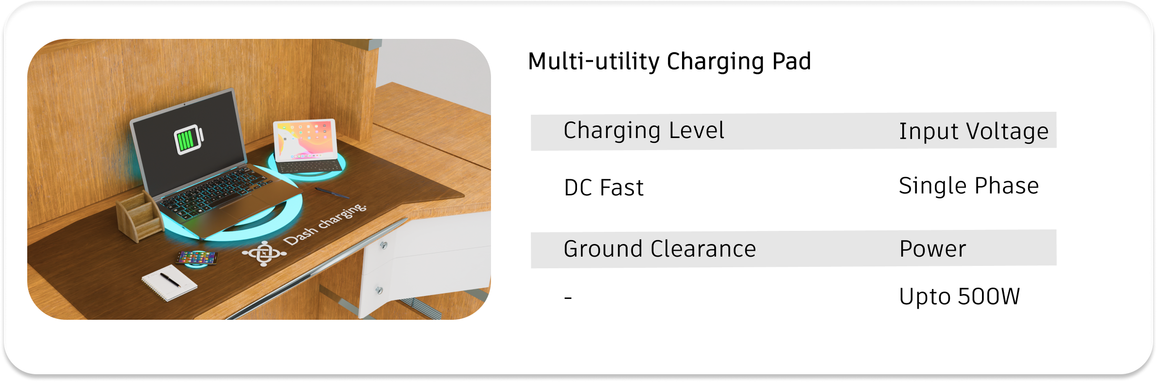 Dash Dynamic - Wireless Charging for Electric Vehicles